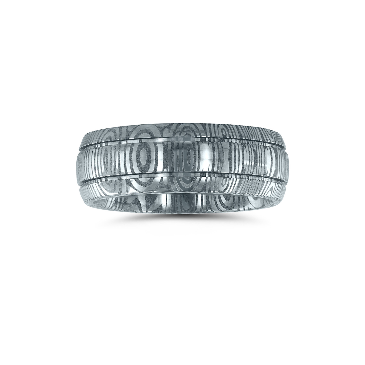Alt. Fusion Damascus Steel Ring // Eclipse (6) - Novell Design Studio ...