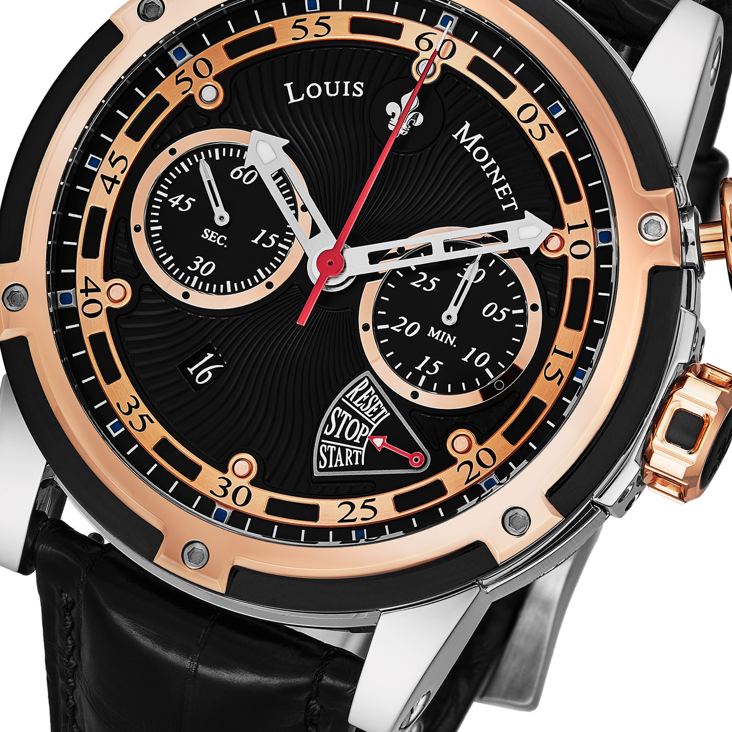 Louis Moinet Chronograph Manual Wind // LMV.30.40.55L - Swiss ...