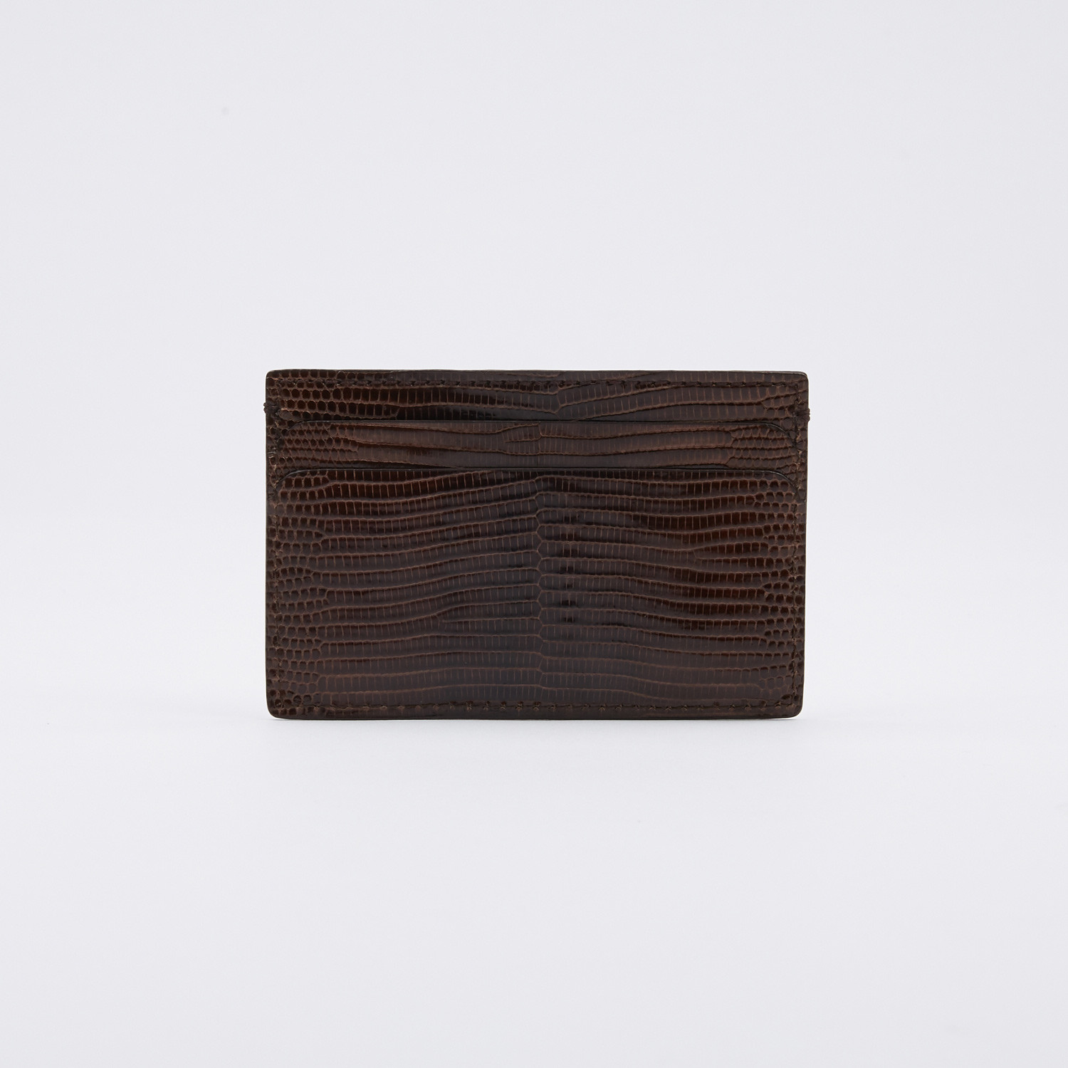 Genuine Lizard 5 Pocket Wallet // Brown - Bryant Park - Touch of Modern