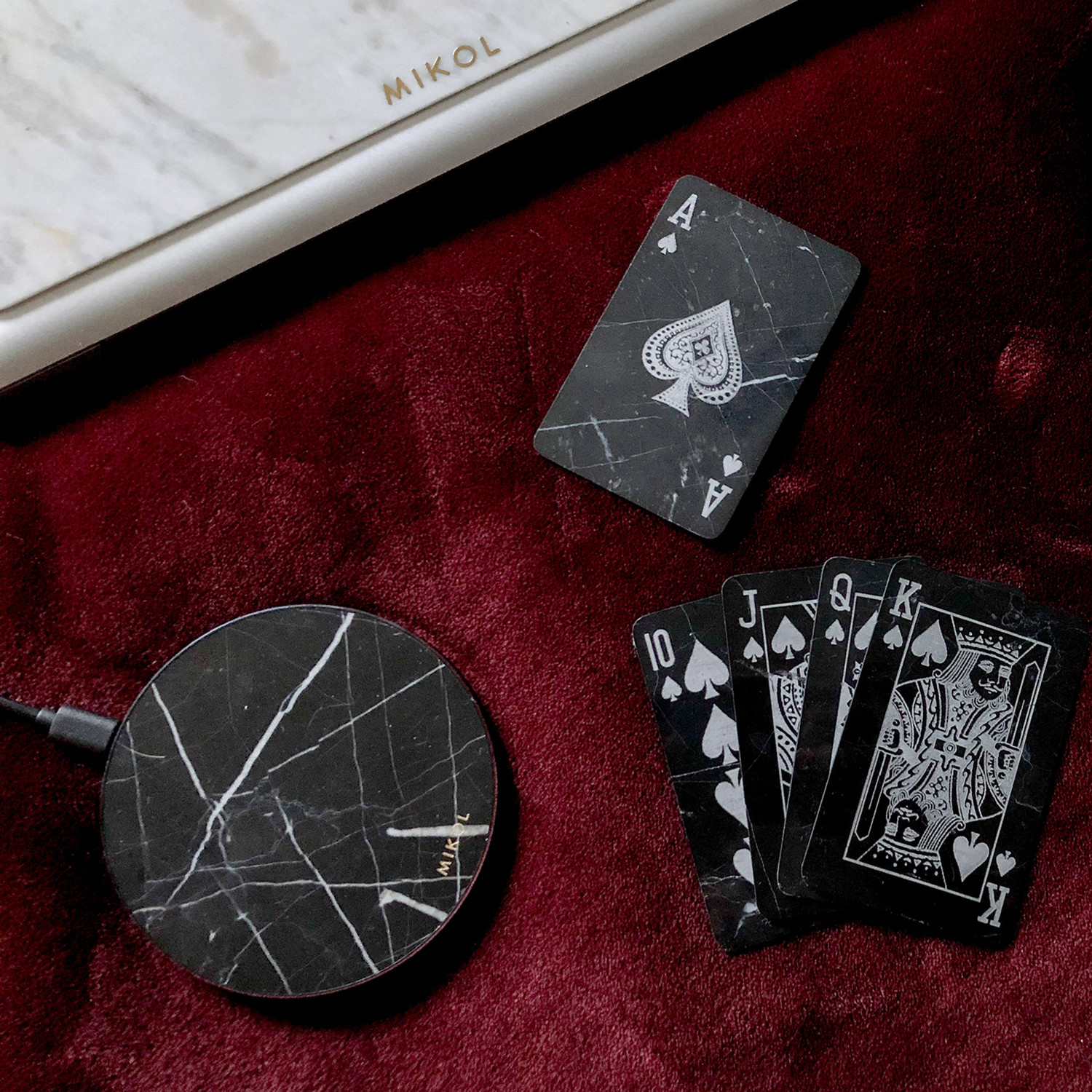 Marble Wireless Charging Pad (Carrara) - MIKOL - Touch of Modern