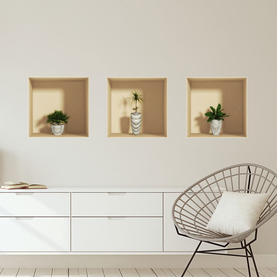 3D Wall Decals - Elevated Vinyl Art Pieces - Touch of Modern