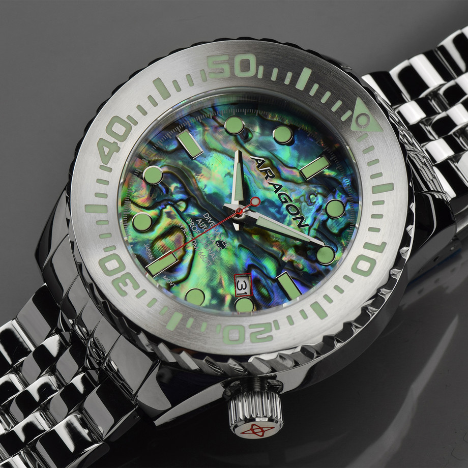 Aragon - Abalone Dive Watches - Touch of Modern