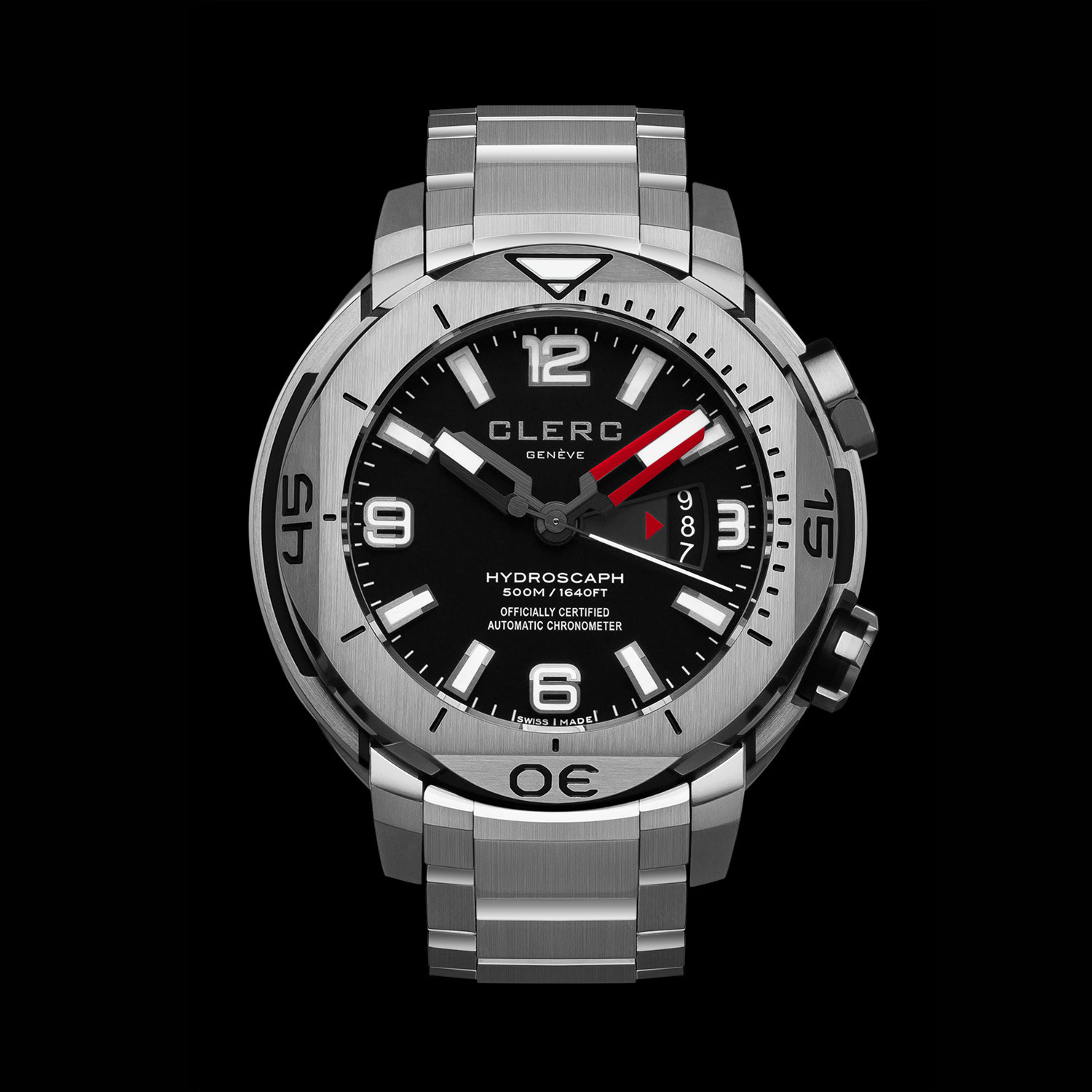 Clerc Hydroscaph H1 Chronometer Automatic // H1-B.5 // Unworn - Clerc ...