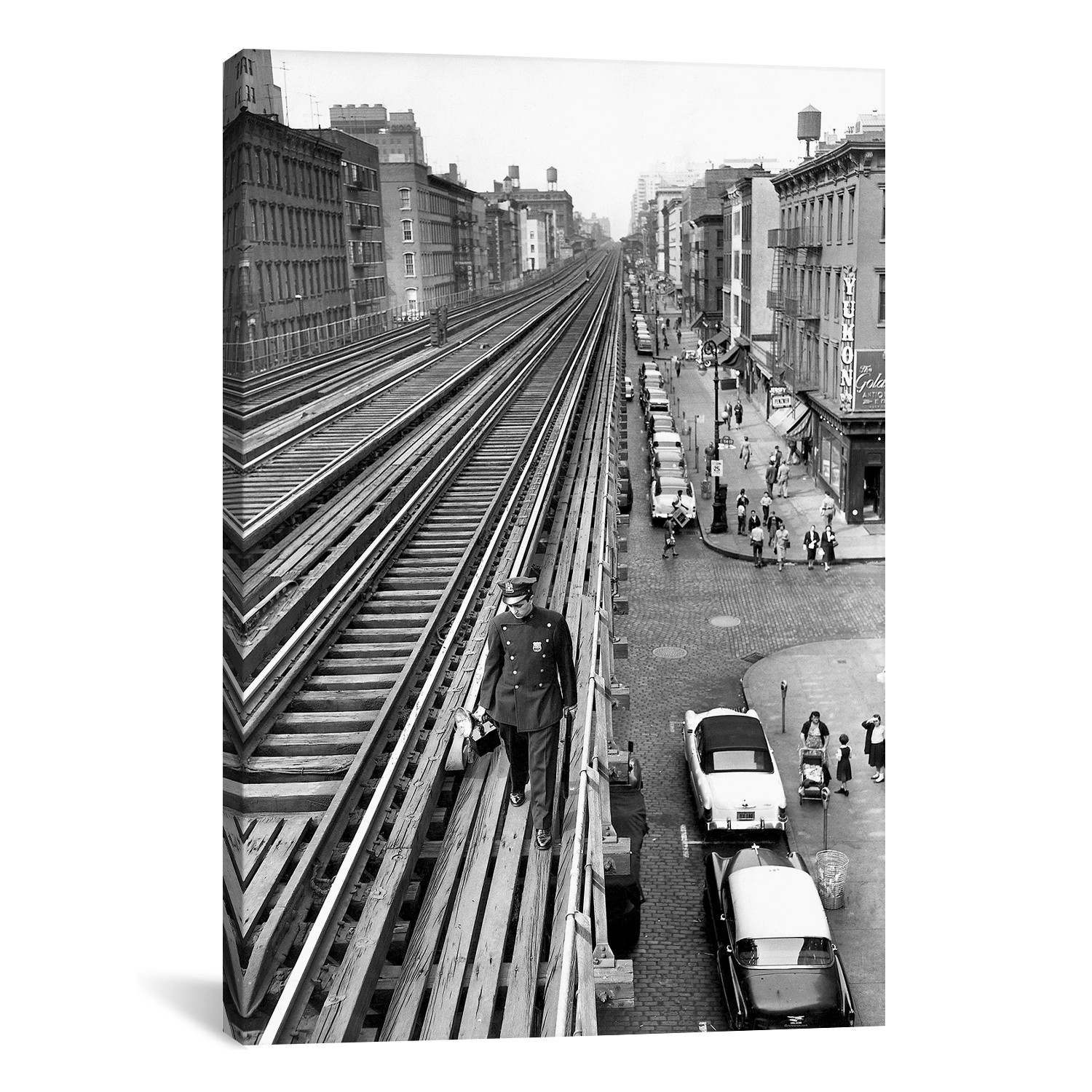 Walking The El // Chicago // 1955 - American Made - Touch of Modern