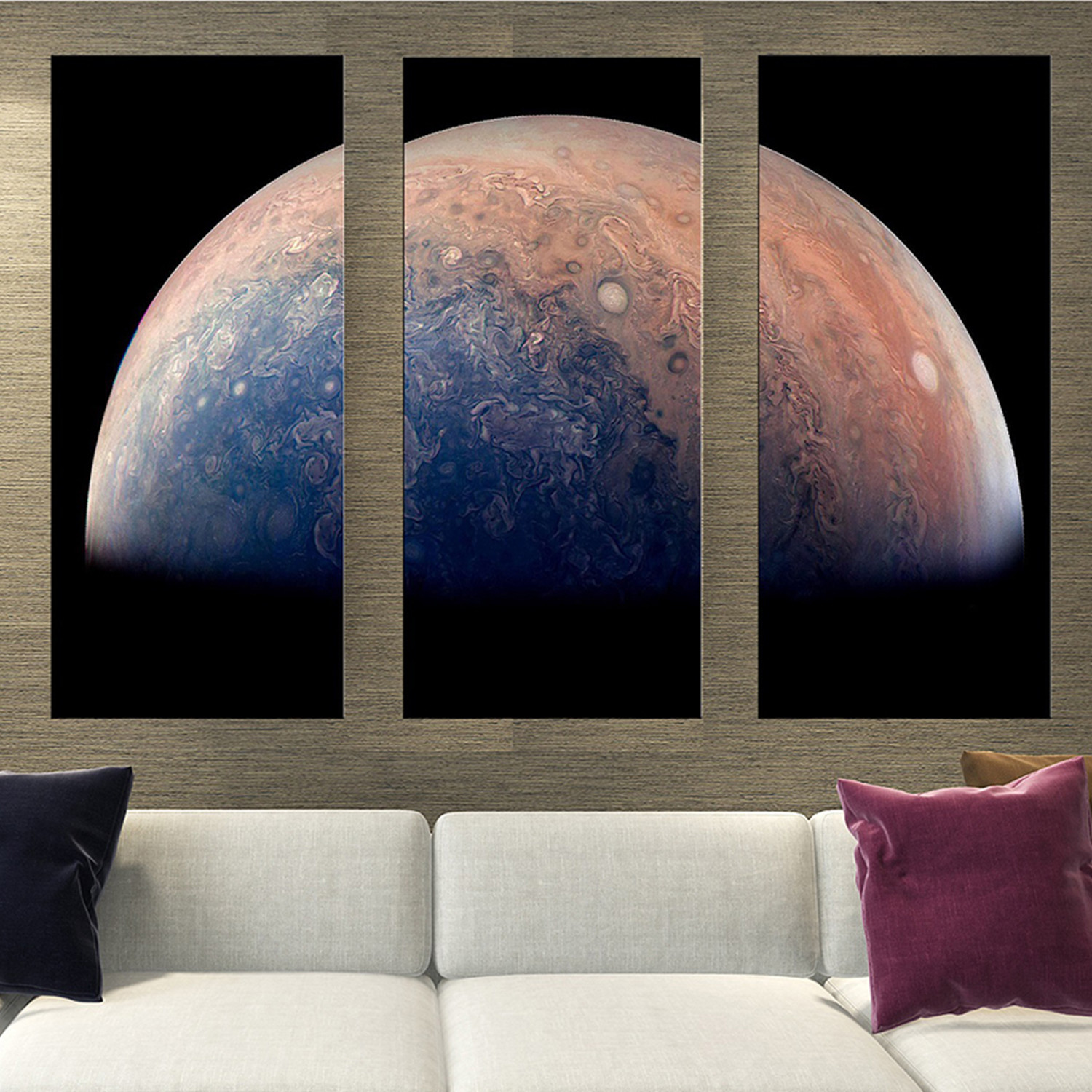 Approaching Jupiter // Tri-Panel - Humano Decor - Touch of Modern