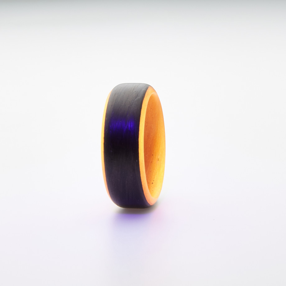 Core Carbon Rings - Glowing Carbon Fiber Rings - Touch of Modern