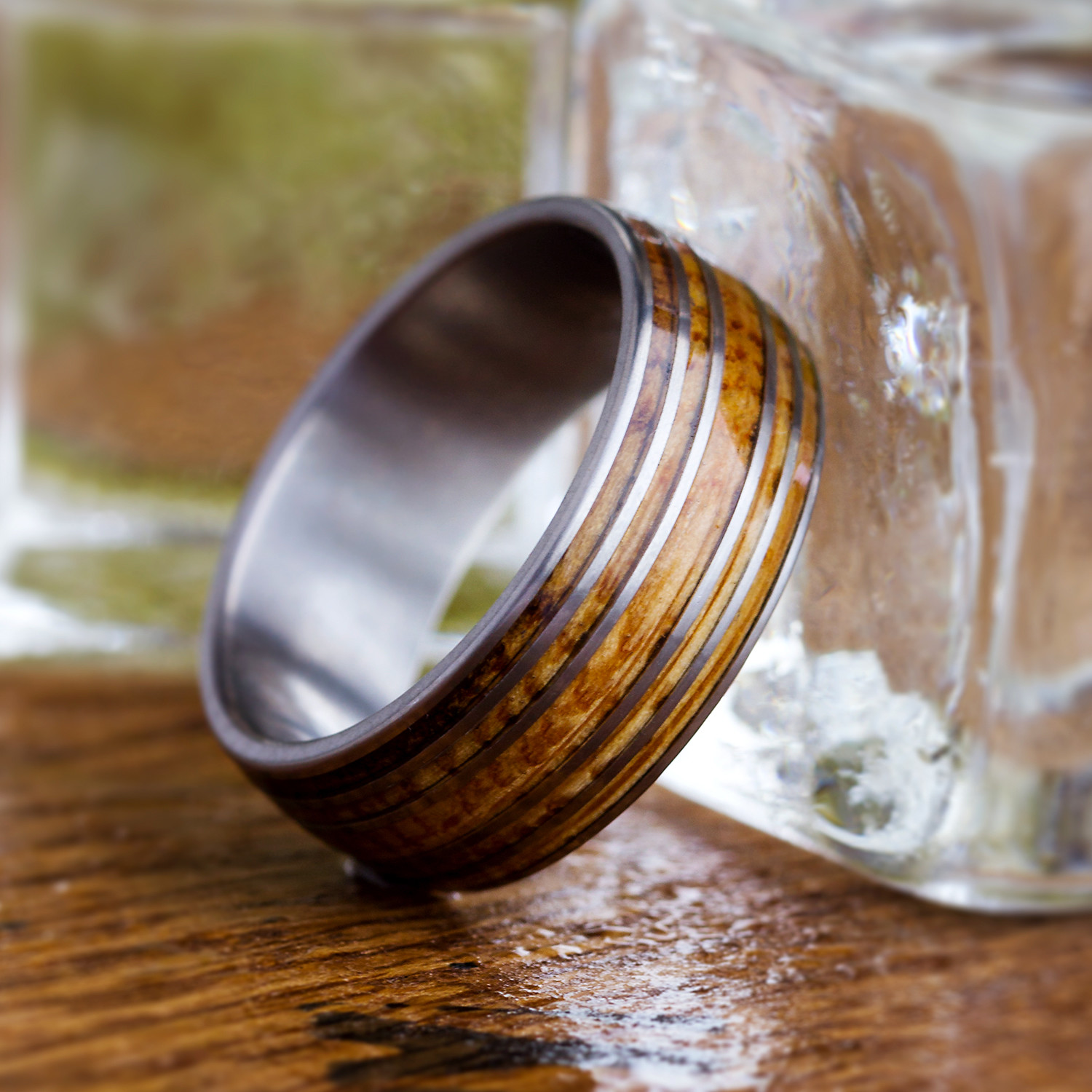 Whiskey Barrel Oak Barrel Ring (Size 6.5) - Jewelry by Johan - Touch of ...