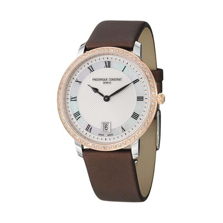 Frederique Constant Slimline Quartz // FC-220M4SD32 - Uncommon Swiss ...
