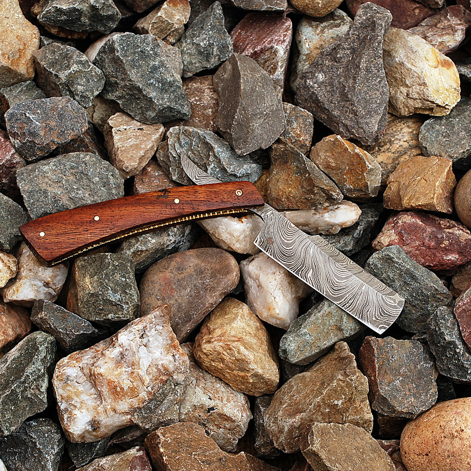 Flint Rock Blades - Damascus Knives - Touch of Modern