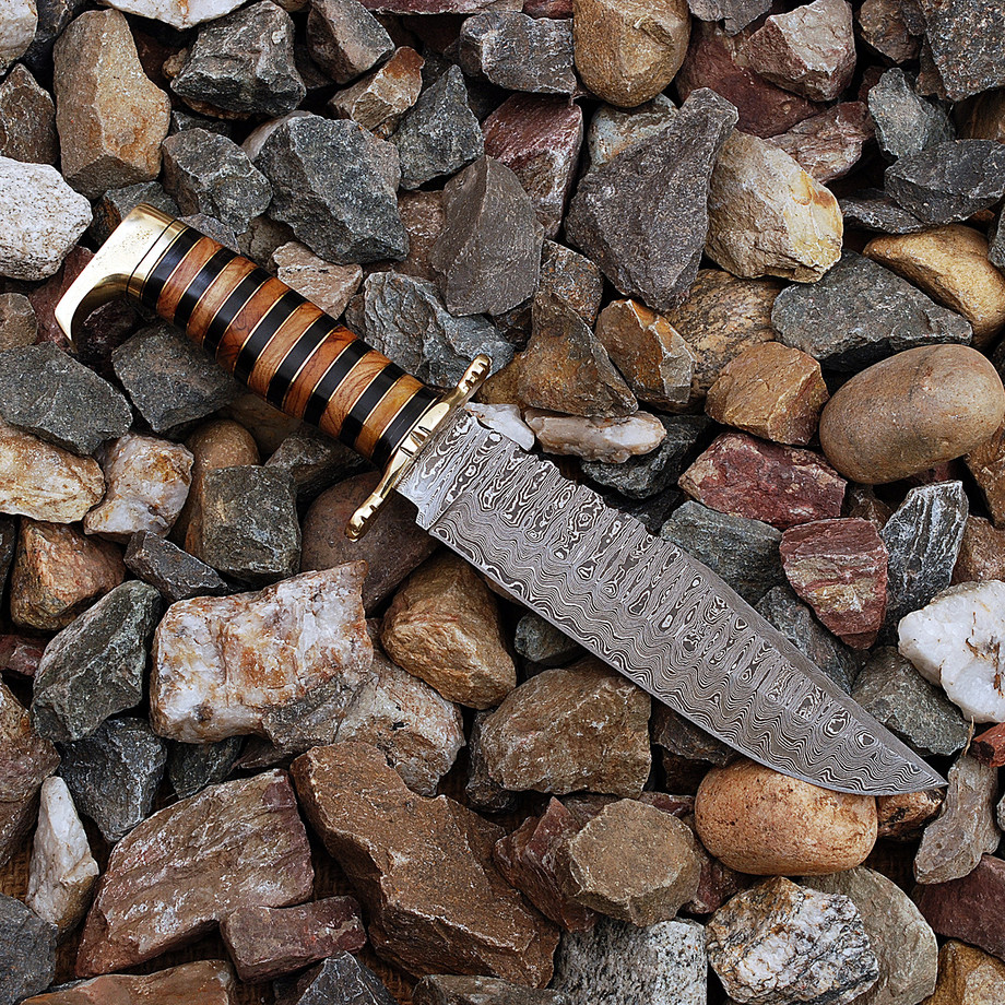 Flint Rock Blades - Damascus Knives - Touch of Modern