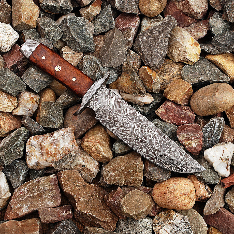 Flint Rock Blades - Damascus Knives - Touch of Modern