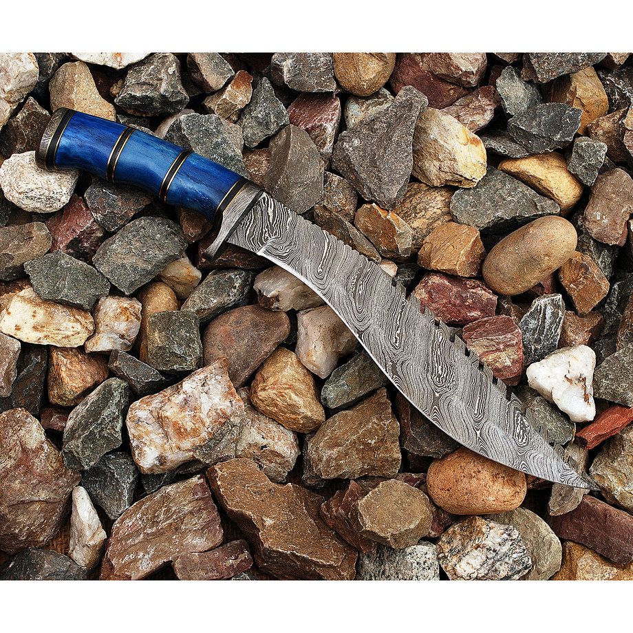 Flint Rock Blades - Damascus Knives - Touch of Modern