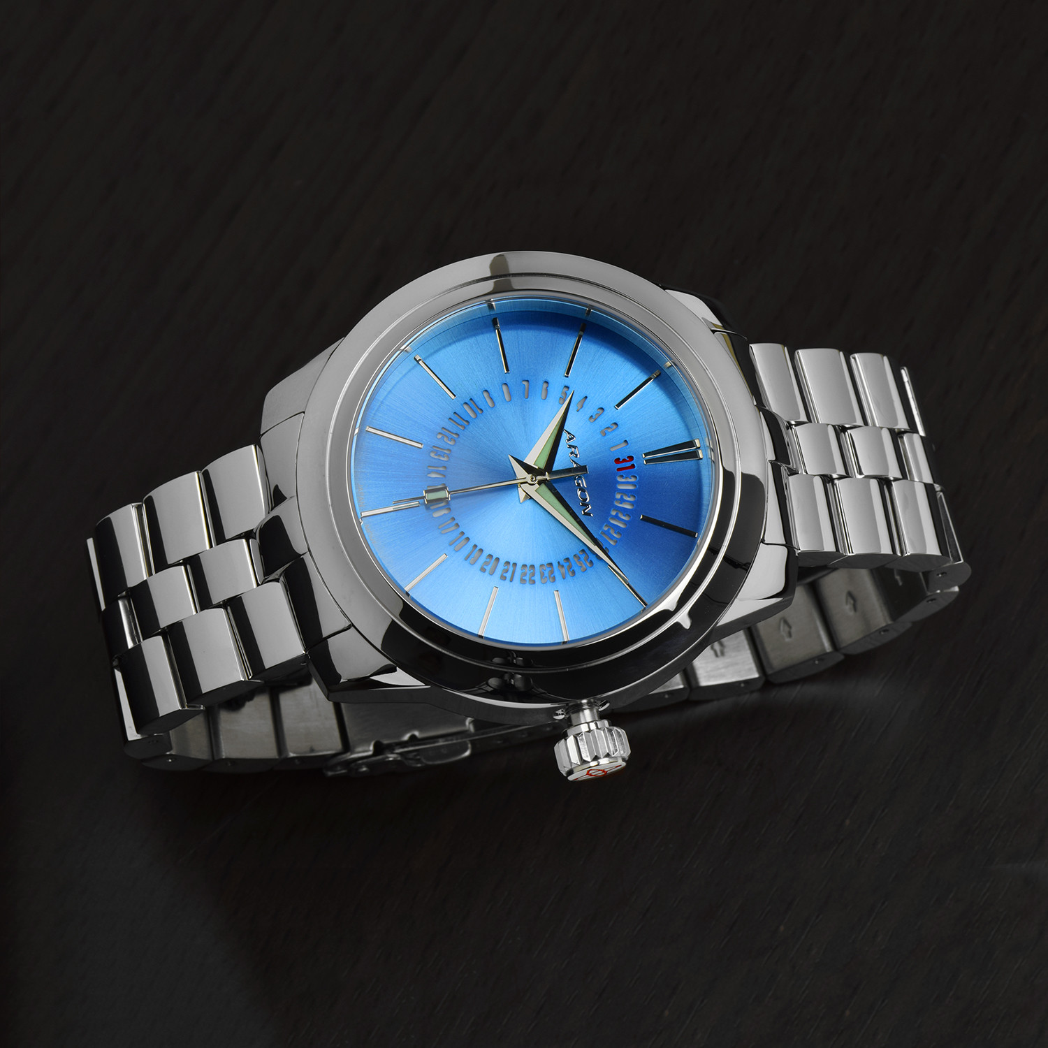 Aragon Radius Red Date Quartz // A127AQU - Aragon - Touch of Modern