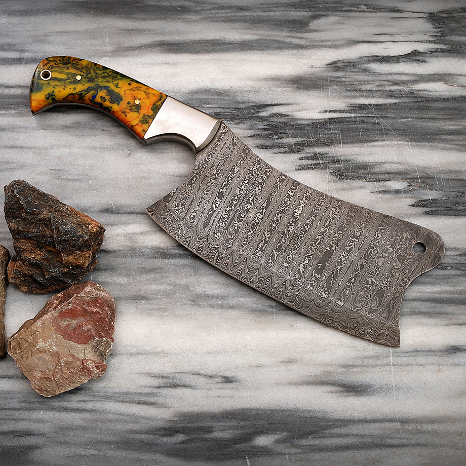 Flint Rock Blades - Damascus Kitchen Knives - Touch of Modern