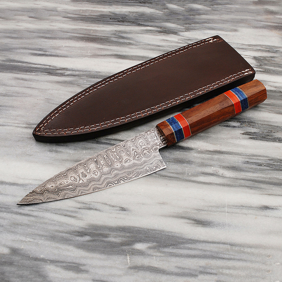 Flint Rock Blades - Damascus Kitchen Knives - Touch of Modern