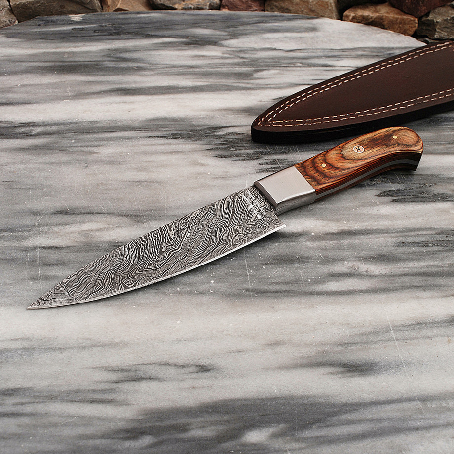 Flint Rock Blades - Damascus Kitchen Knives - Touch of Modern
