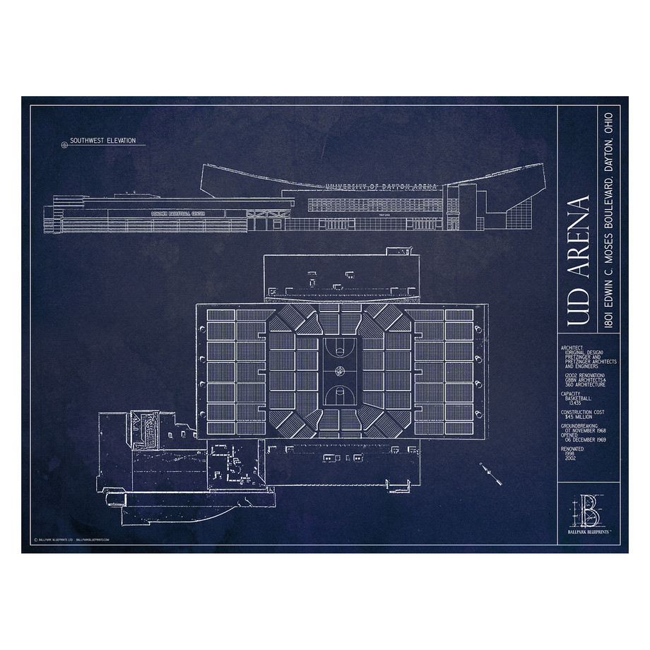 Ballpark Blueprints - Hand-rendered Stadium Wall Art - Touch of Modern