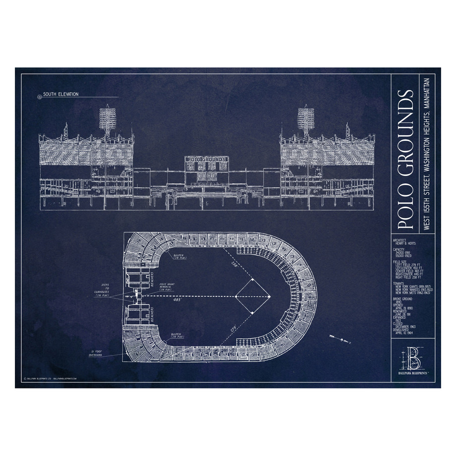 Ballpark Blueprints - Hand-rendered Stadium Wall Art - Touch of Modern