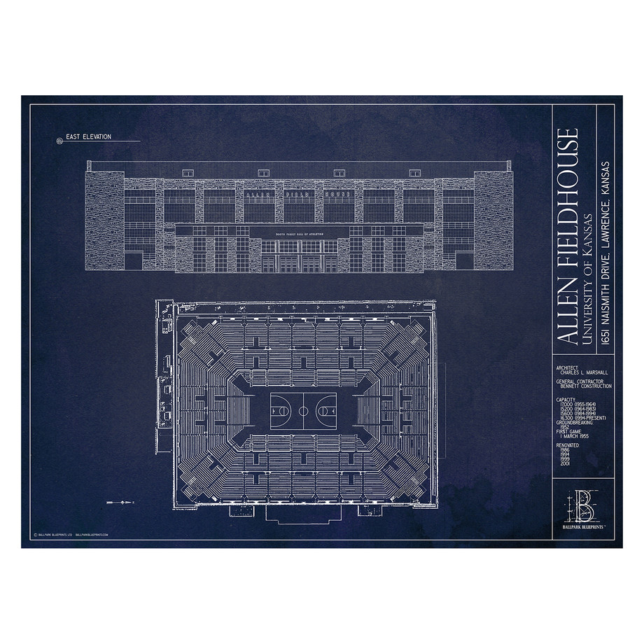 Ballpark Blueprints - Hand-rendered Stadium Wall Art - Touch of Modern
