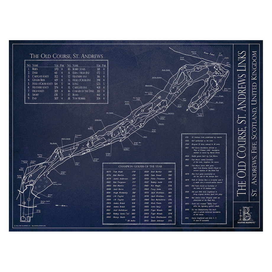 Ballpark Blueprints - Hand-rendered Stadium Wall Art - Touch of Modern