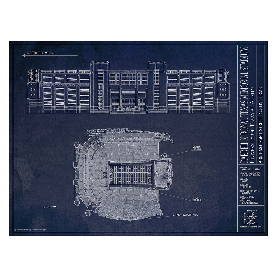 Ballpark Blueprints - Hand-rendered Stadium Wall Art - Touch of Modern