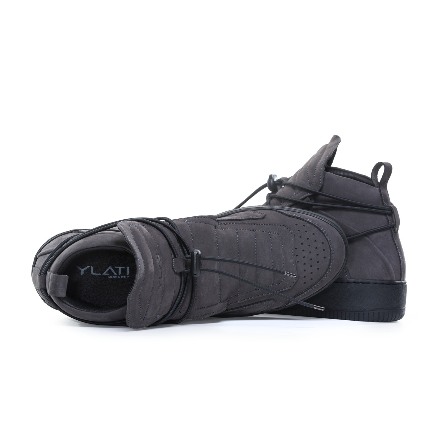 Yl160 Ulisse Gray Nabuk (Euro: 37) - YLATI - Touch of Modern