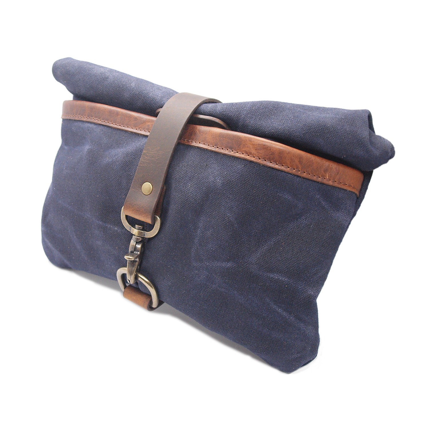 Roll Top Dopp Kit // Navy - LM Products - Touch of Modern
