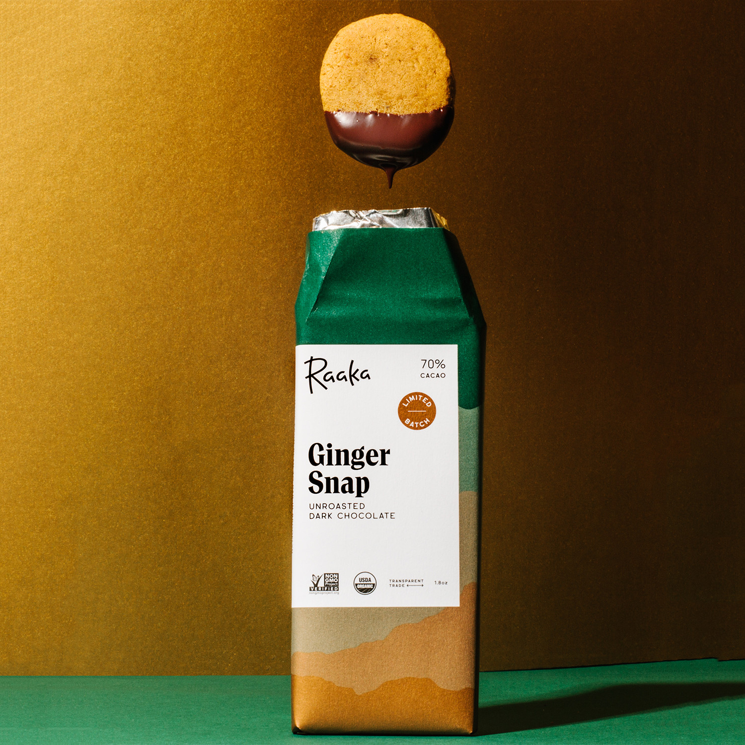 Ginger Snap Chocolate // 12 Bars (12 Bars) - Raaka - Touch of Modern