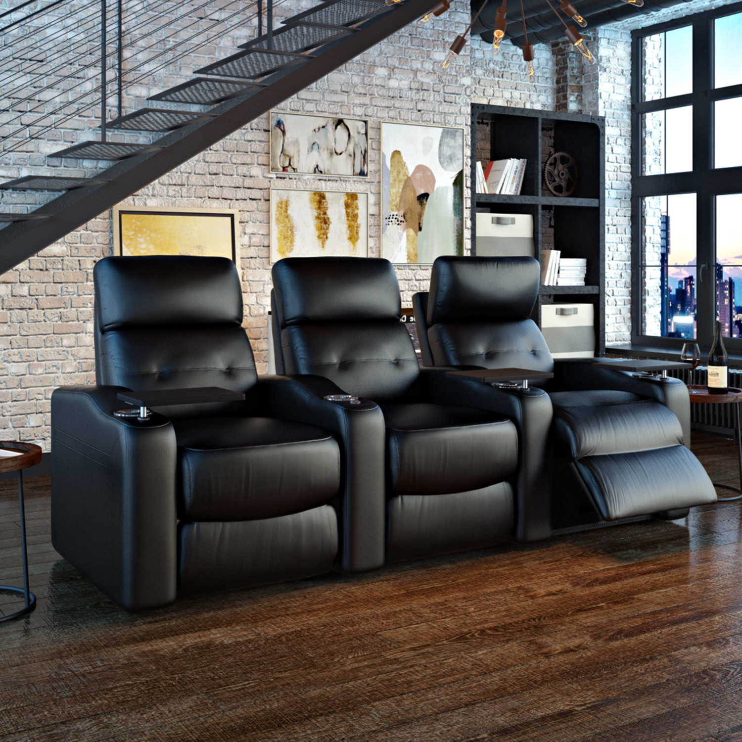 Octane Contour HR Series Home Theater Recliners (Set of 2) - Octane ...