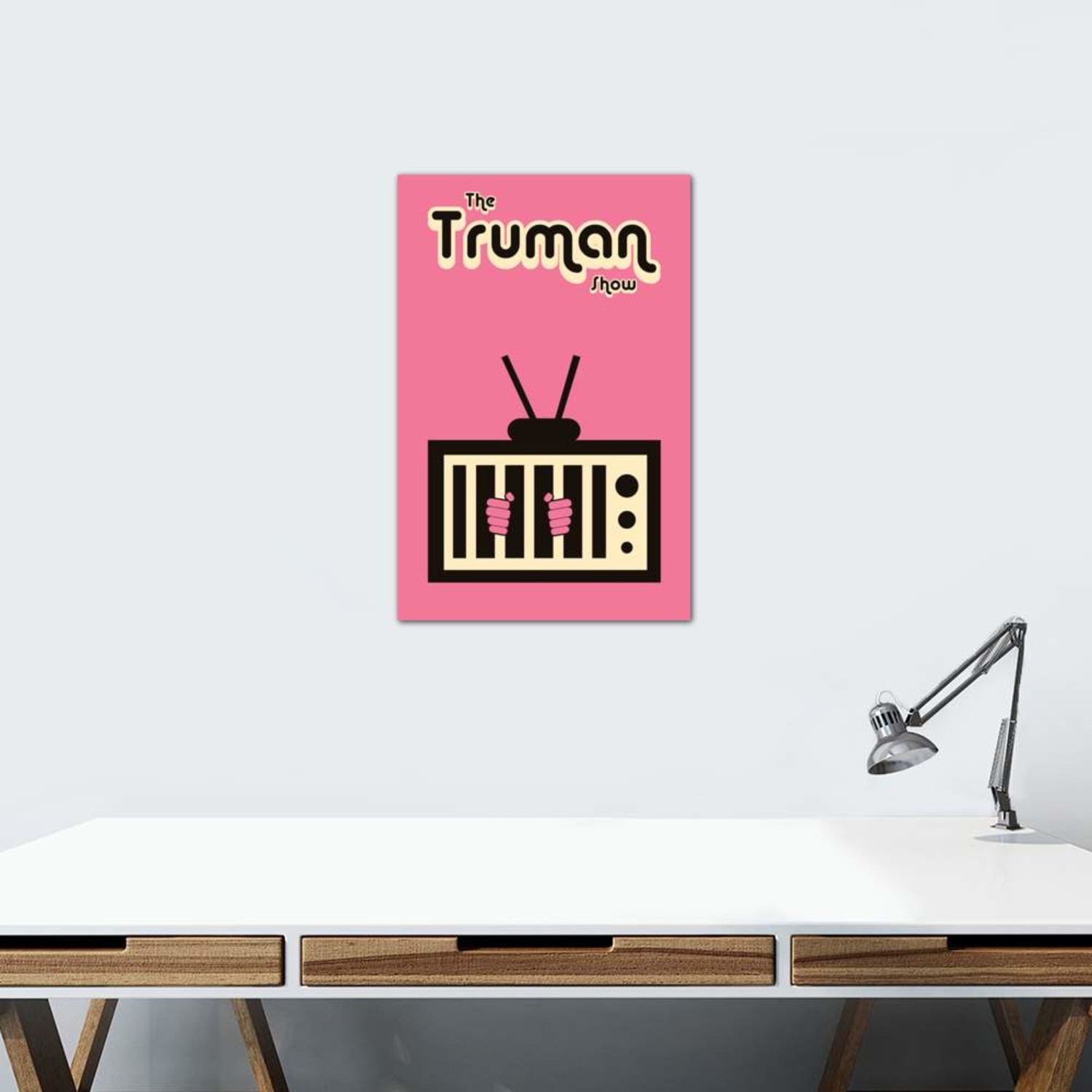 The Truman Show Minimalist Poster Free Truman 26w X 18h X 075