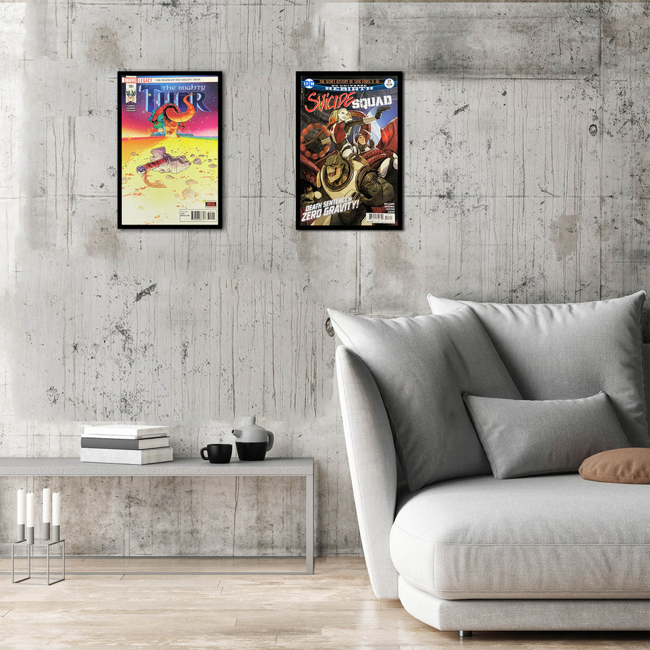 Framed Vintage Comics - Iconic Issues + Legendary Heroes - Touch of Modern