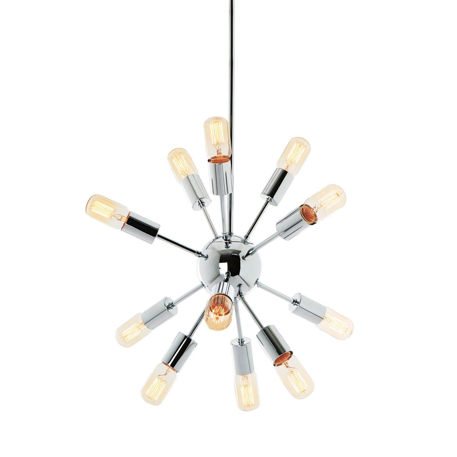 12 Light Sputnik Chandelier // Chrome - lights.com - Touch of Modern