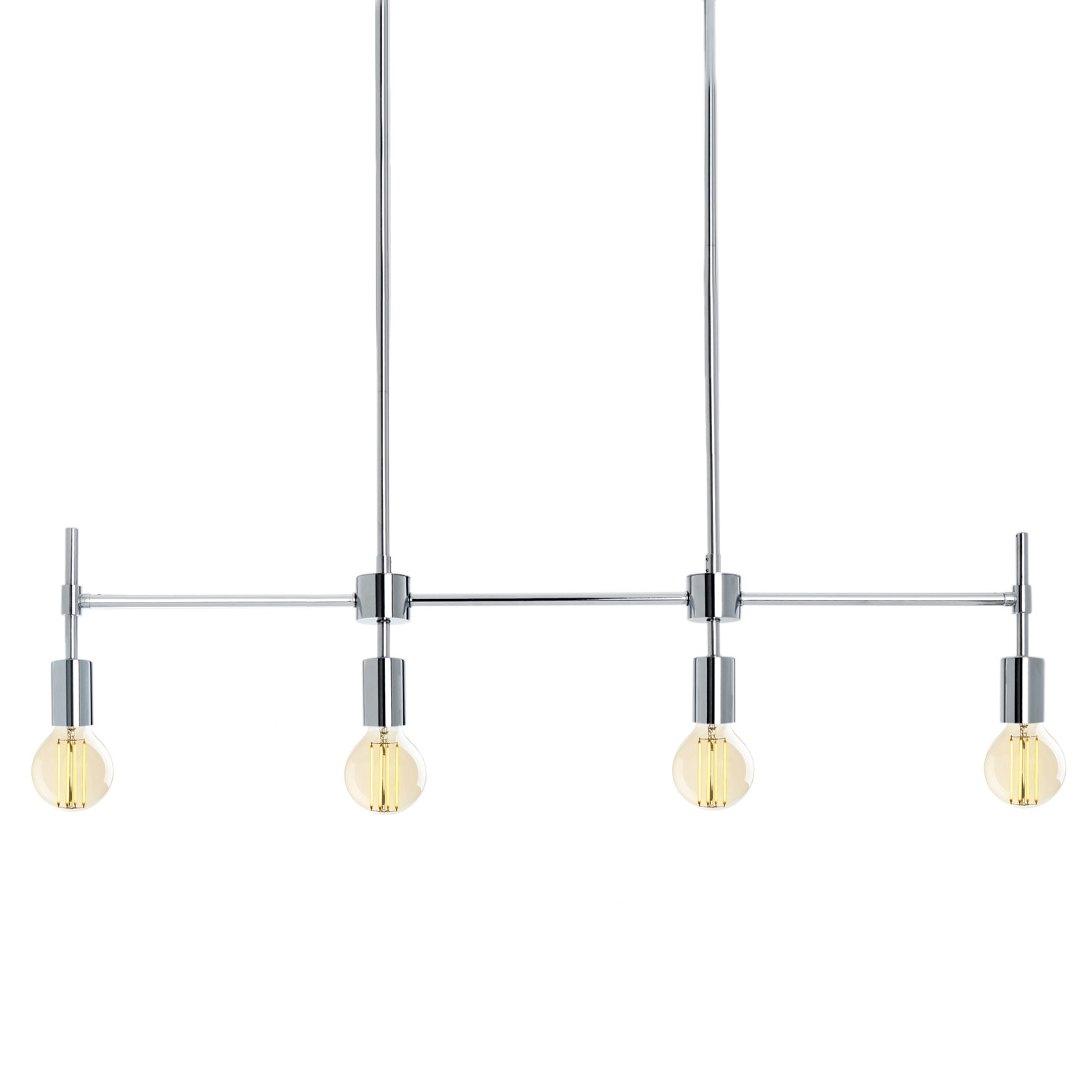 Prospect 4 light Linear Pendant // Chrome - lights.com - Touch of Modern