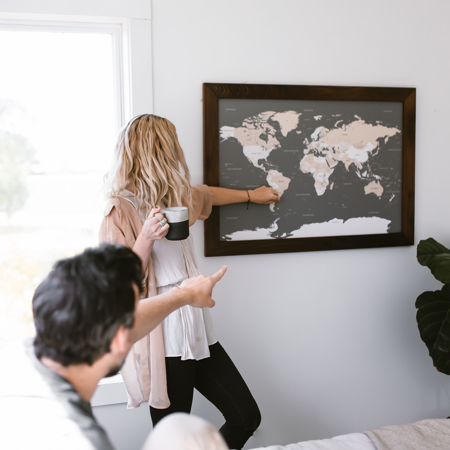 Push Pin Maps - Track Your Travels - Touch of Modern