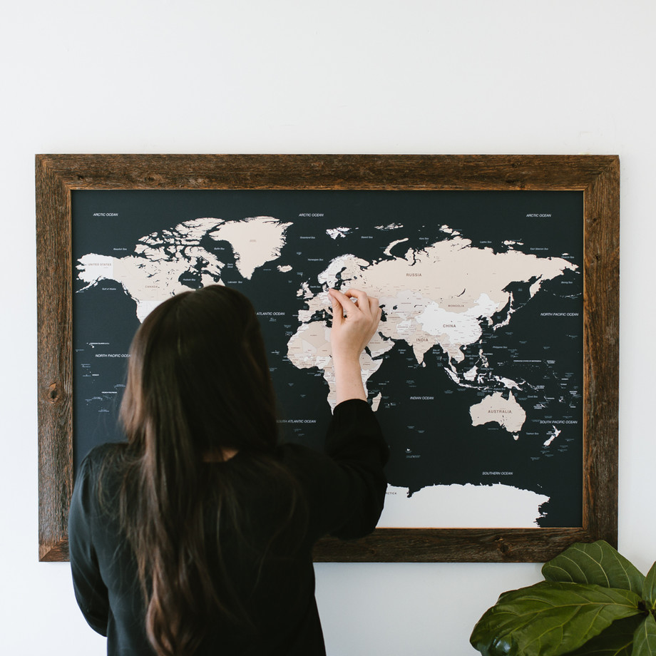 Push Pin Maps - Track Your Travels - Touch of Modern