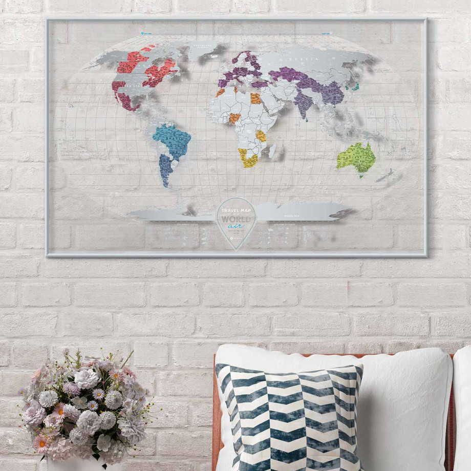1DEA.me - Scratch Foil World Maps - Touch of Modern