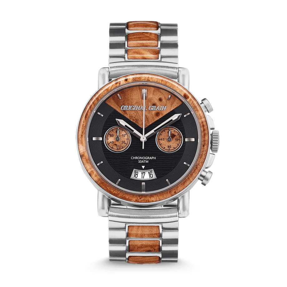 Original Grain - Unique Hardwood + Steel Timepieces - Touch of Modern