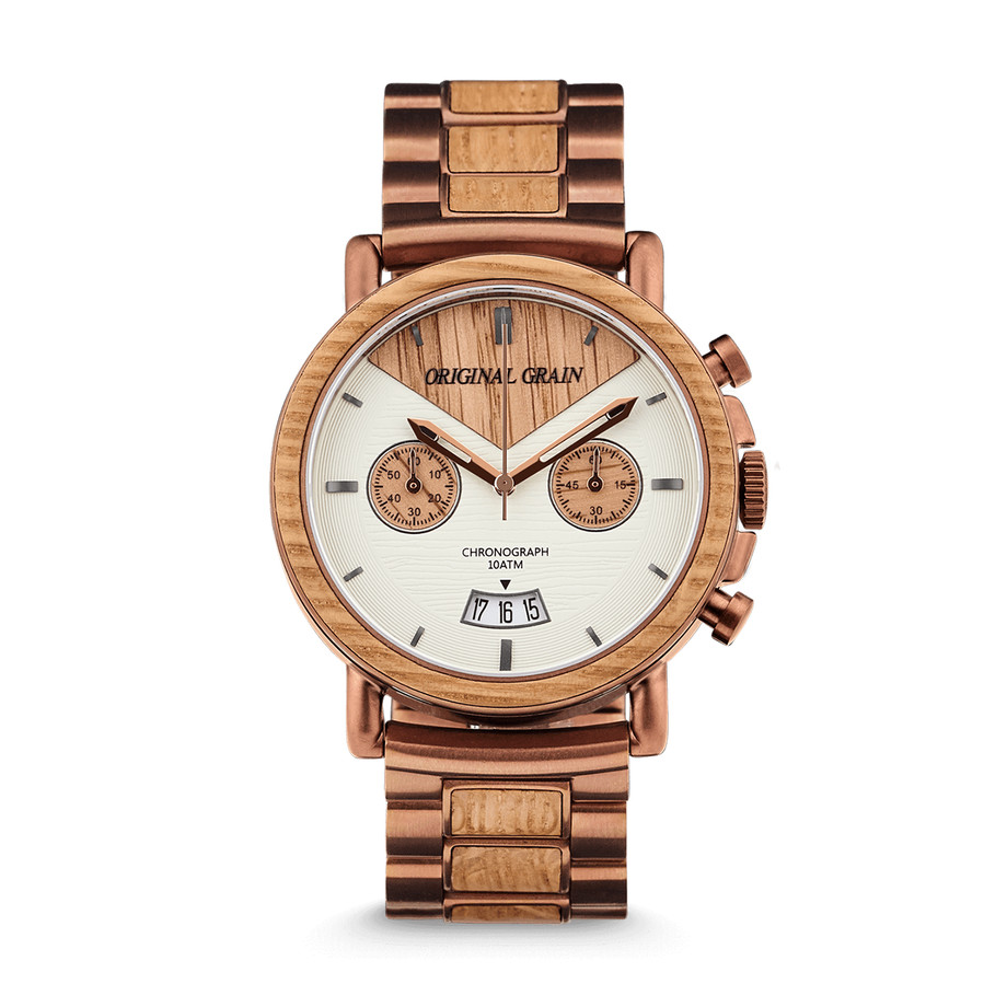 Original Grain - Unique Hardwood + Steel Timepieces - Touch of Modern
