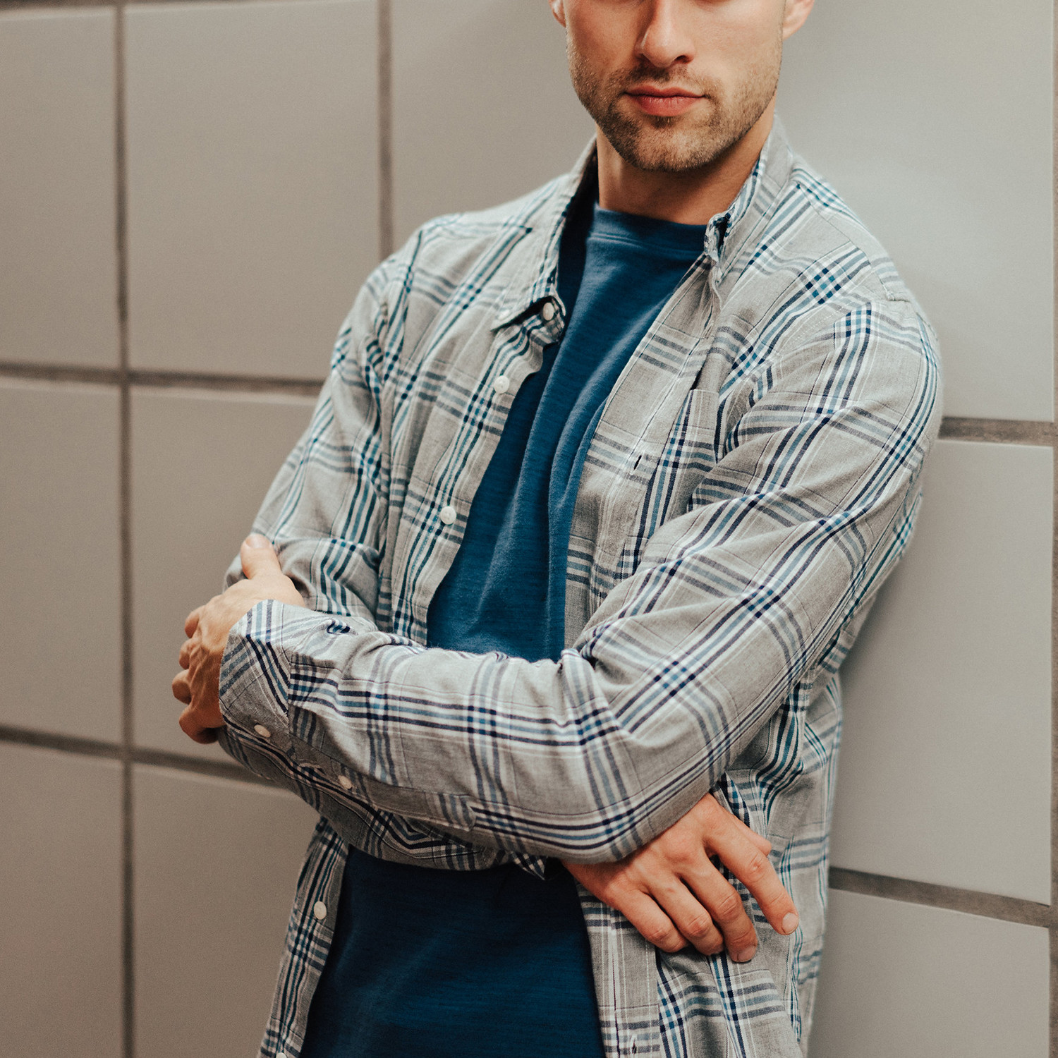 Conner Shirt // Gray (S) - PX Clothing - Touch of Modern