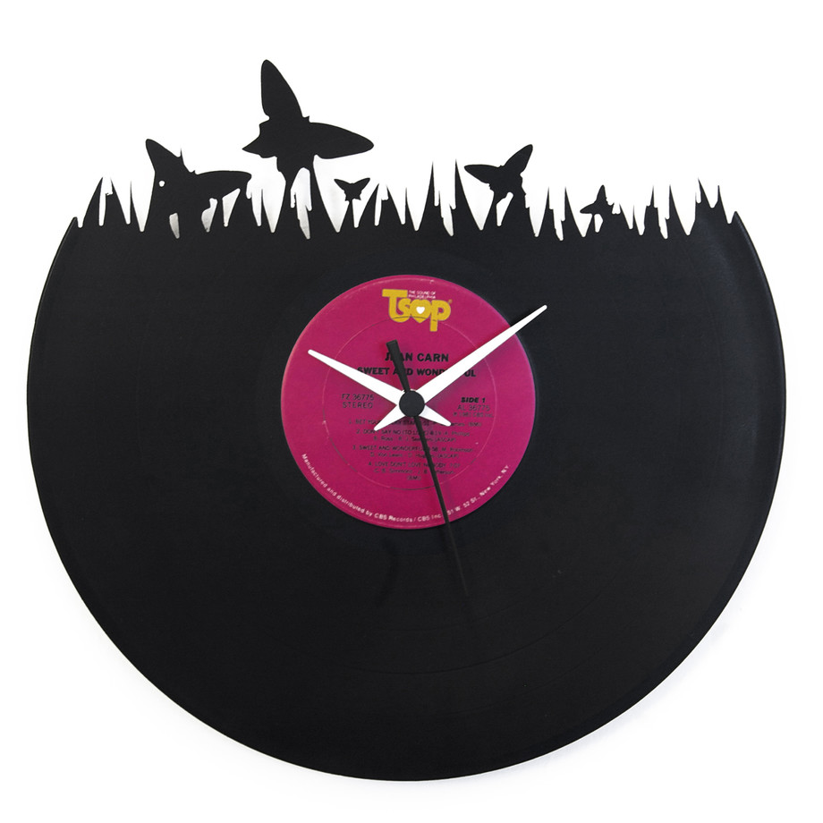 Vinyluse - Laser Cut Vinyl Record Clocks - Touch of Modern