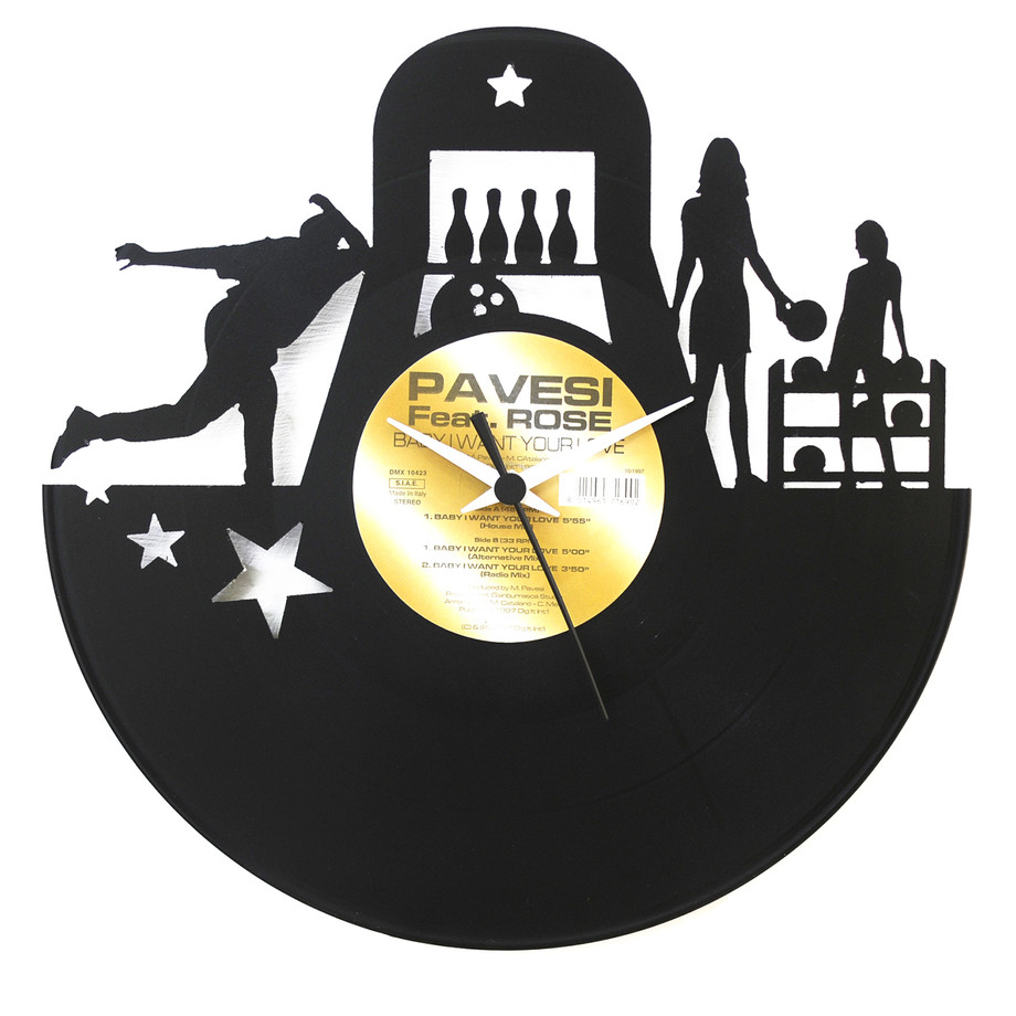 Vinyluse - Laser Cut Vinyl Record Clocks - Touch of Modern