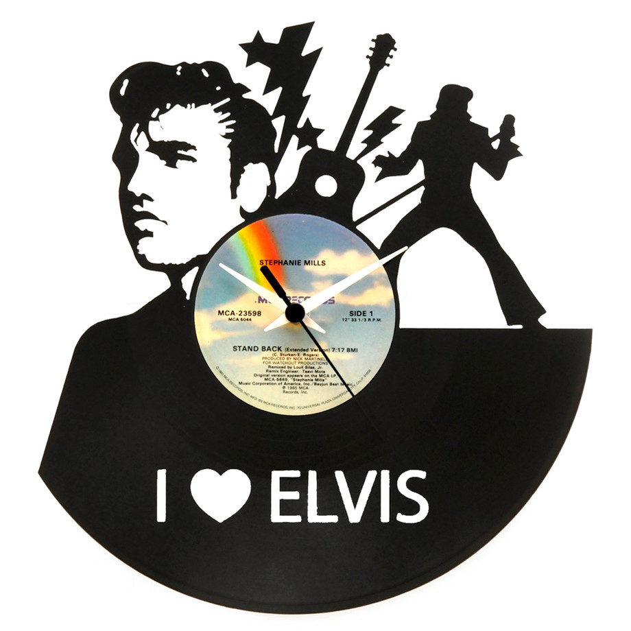 Vinyluse - Laser Cut Vinyl Record Clocks - Touch of Modern