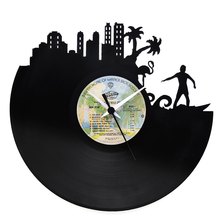 Vinyluse - Laser Cut Vinyl Record Clocks - Touch of Modern