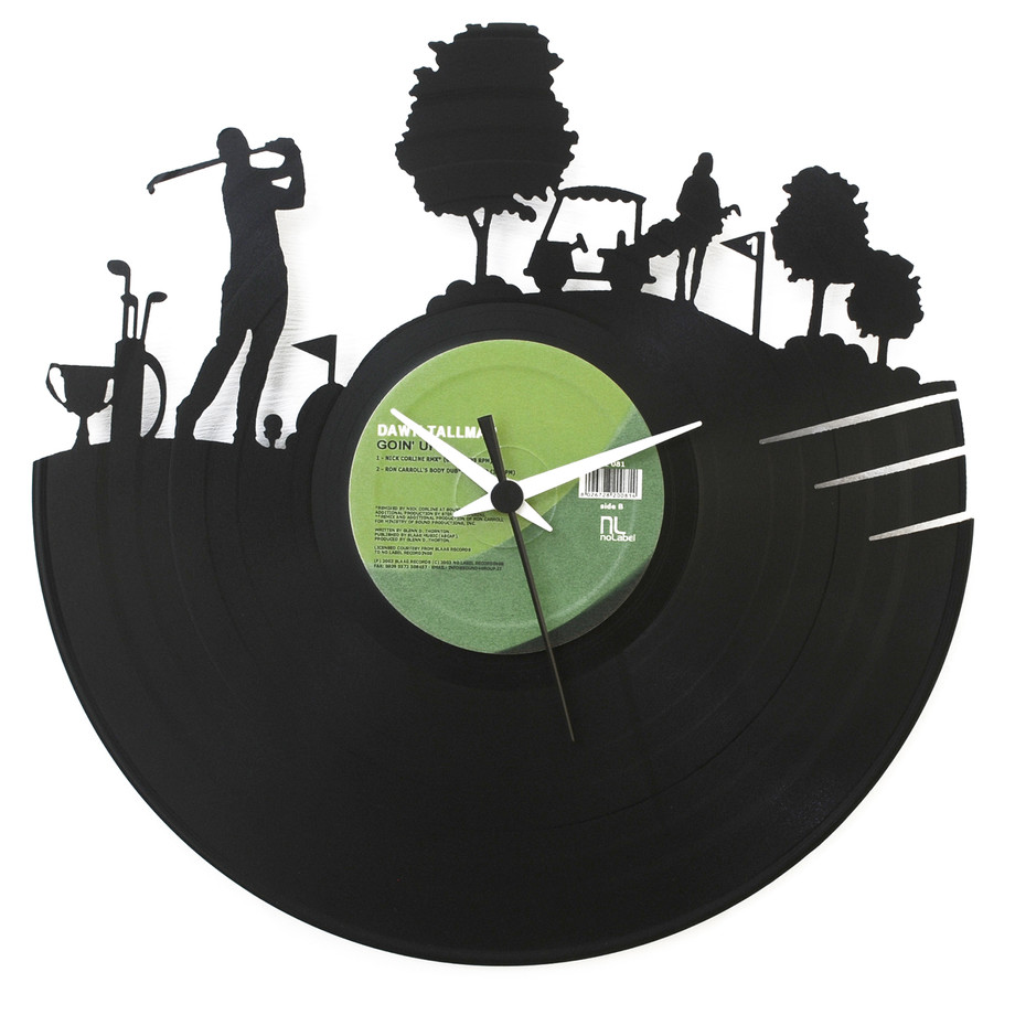 Vinyluse - Laser Cut Vinyl Record Clocks - Touch of Modern