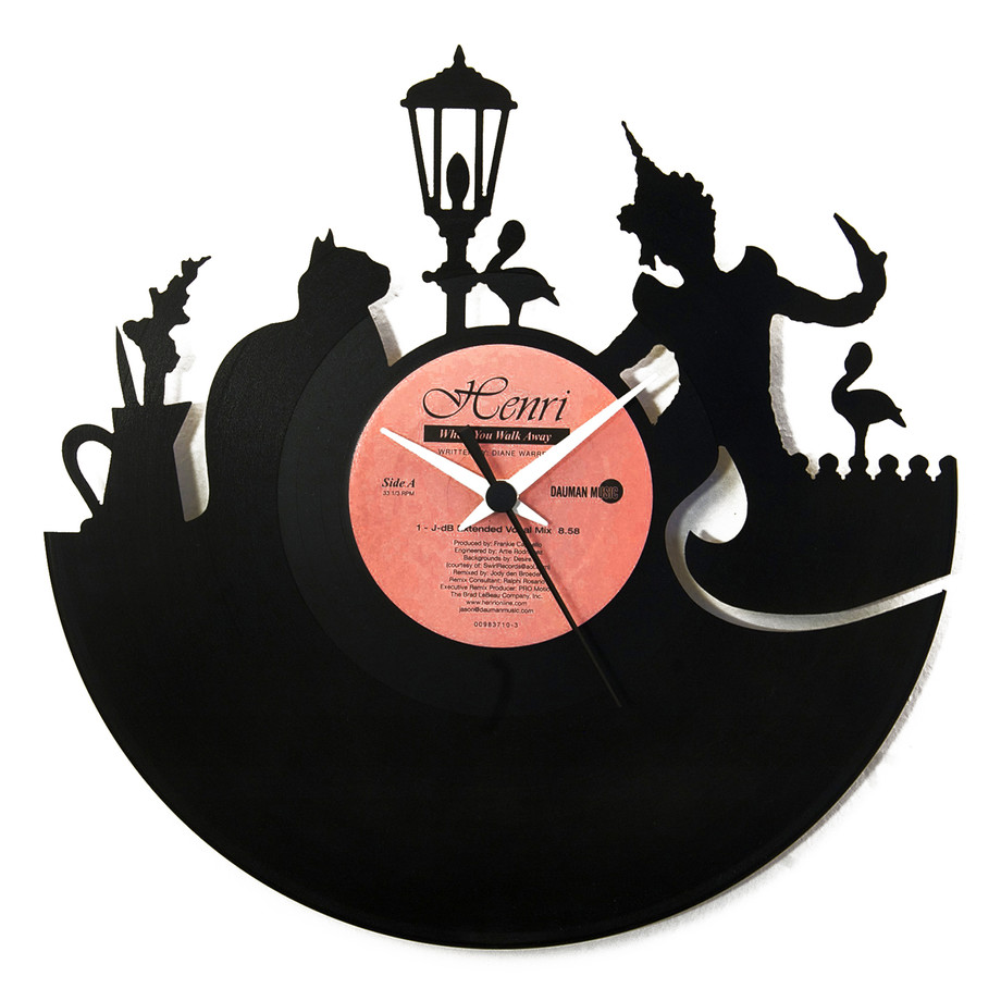 Vinyluse - Laser Cut Vinyl Record Clocks - Touch of Modern