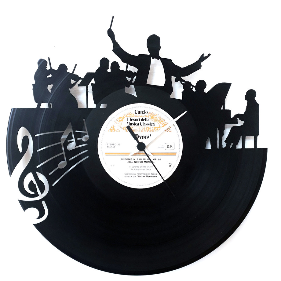 Vinyluse - Laser Cut Vinyl Record Clocks - Touch of Modern