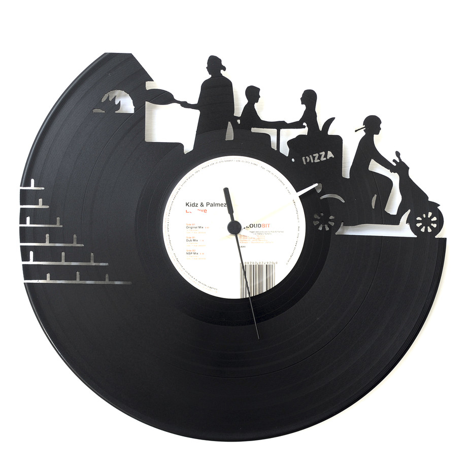 Vinyluse - Laser Cut Vinyl Record Clocks - Touch of Modern