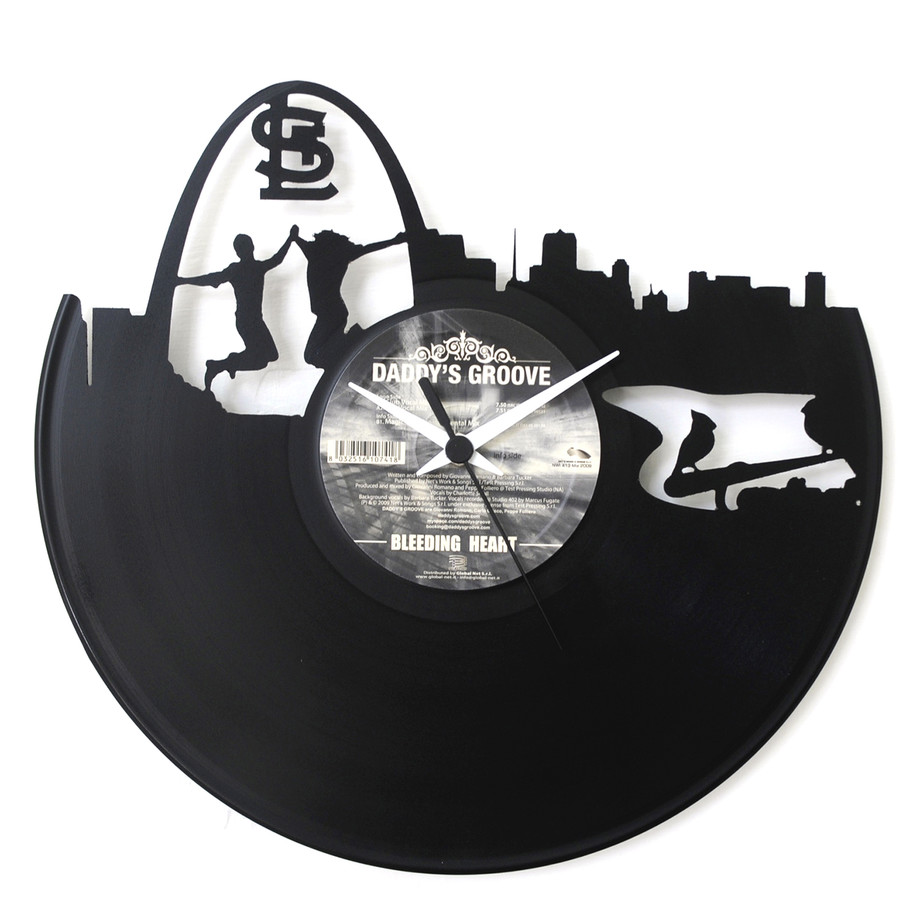 Vinyluse - Laser Cut Vinyl Record Clocks - Touch of Modern