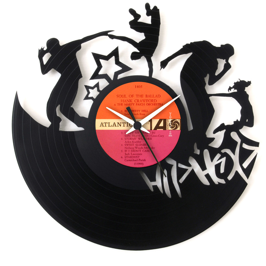 Vinyluse - Laser Cut Vinyl Record Clocks - Touch of Modern