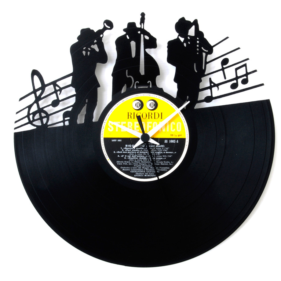 Vinyluse - Laser Cut Vinyl Record Clocks - Touch of Modern
